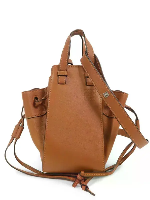 Loewe Mini Hammock Handbag - Brown