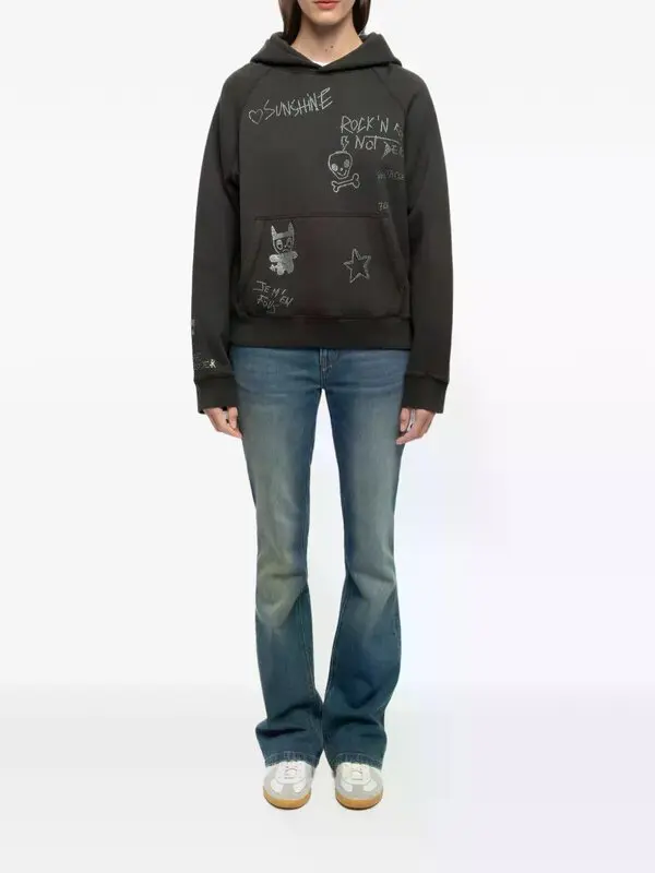 Zadig&Voltaire Georgy Embellished Hoodie - Grey