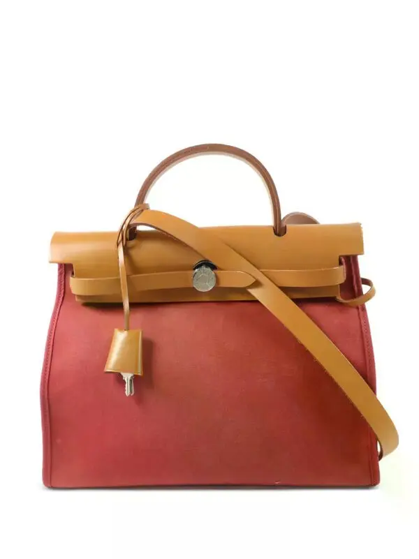 Hermès Herbag Pm Handbag - Red