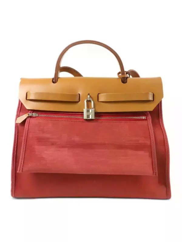 Hermès Herbag Pm Handbag - Red