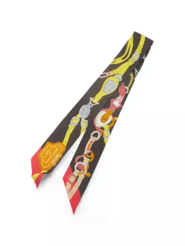 Hermès Twilly Scarf - Black