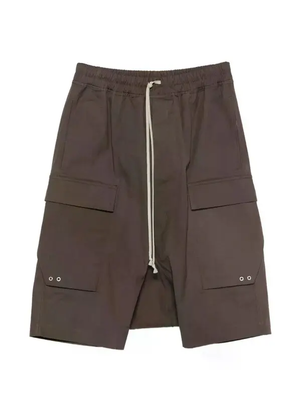 Rick Owens Cargo Pods Shorts - Brown