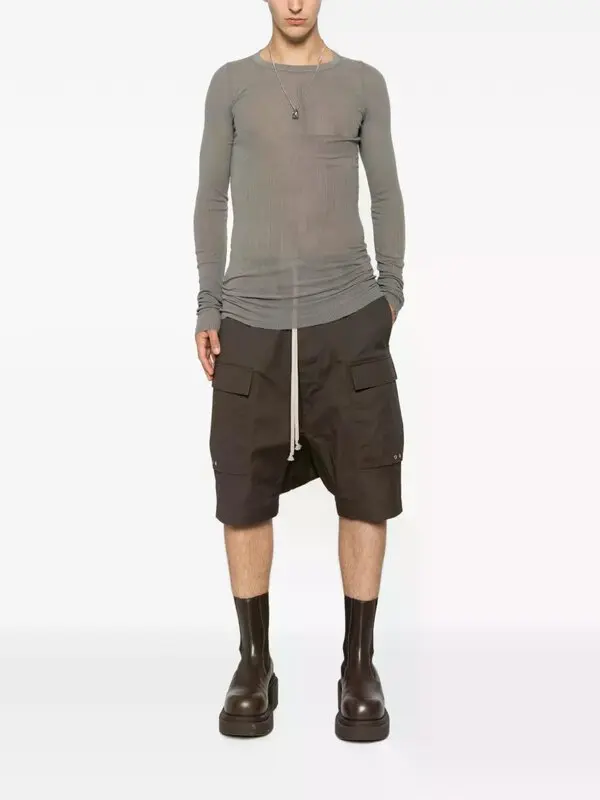 Rick Owens Cargo Pods Shorts - Brown
