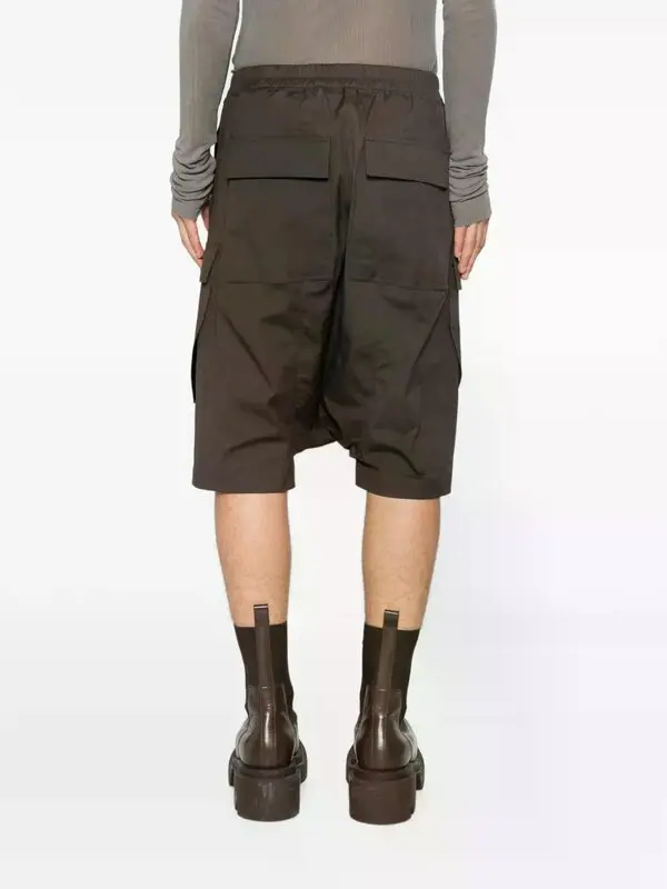 Rick Owens Cargo Pods Shorts - Brown
