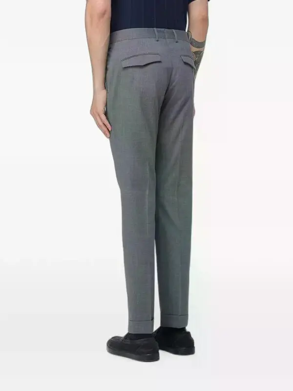 PT TORINO Tailored Pressed-crease Trousers - Grey
