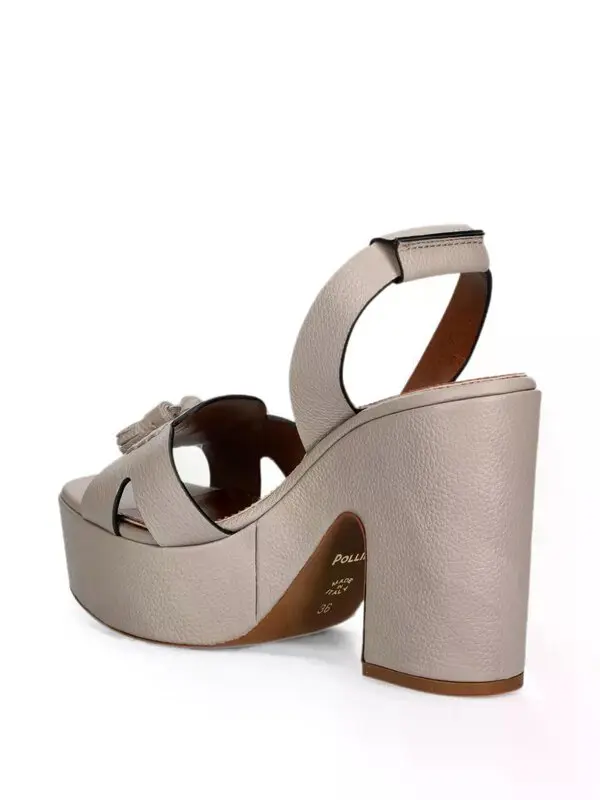 POLLINI Tassel Detail Platform Sandals