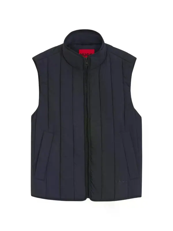 Hugo Quilted Gilet With Logo Patch