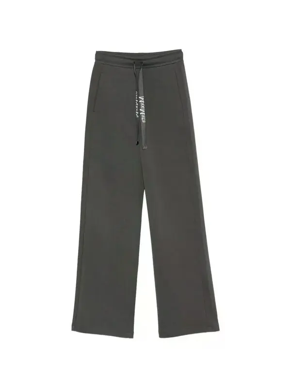 Max Mara Drawstring Waist Track Pants - Grey