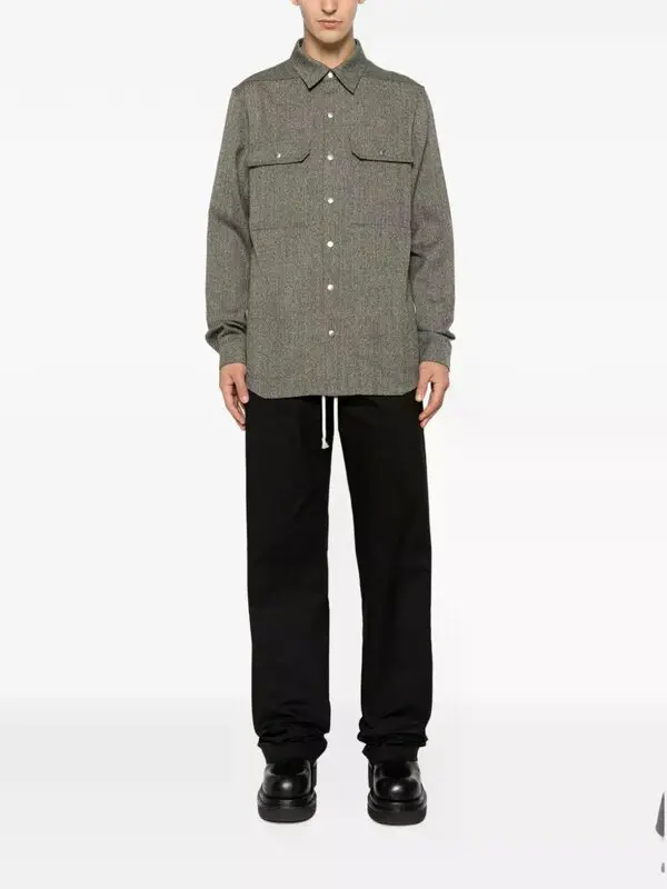 Rick Owens Back-strap Shirt