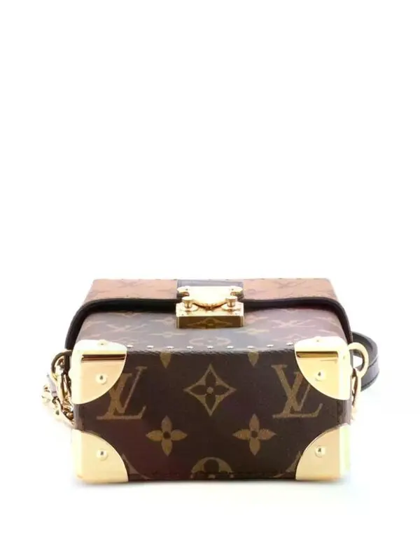 LOUIS VUITTON Camera Box Nm Handbag Studded Reverse Monogram Canvas Crossbody Bag - Brown