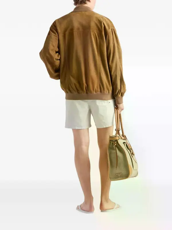 Prada Suede Blouson Jacket