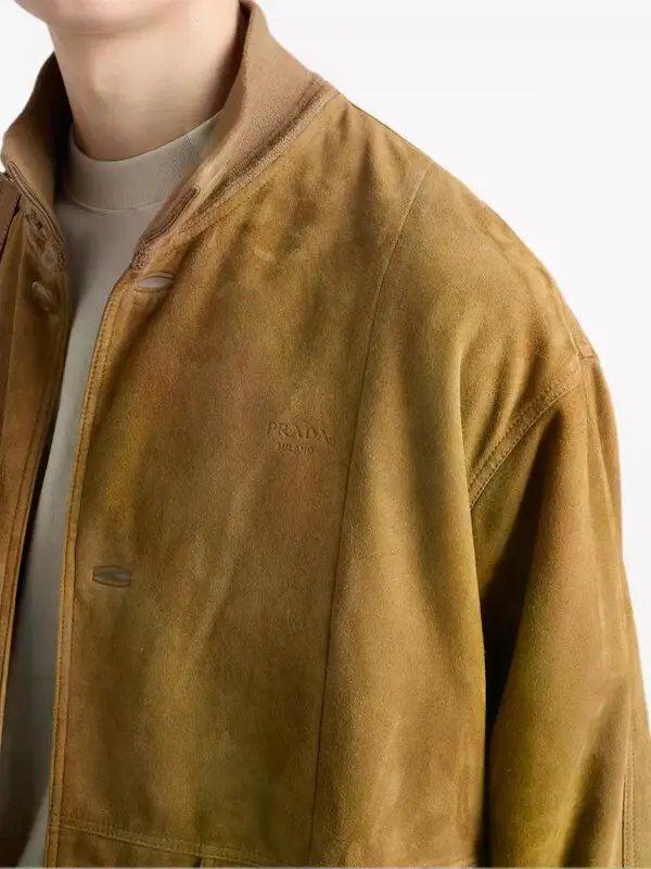 Prada Suede Blouson Jacket