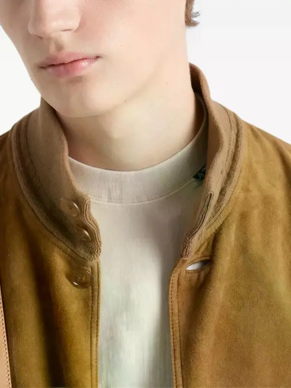 Prada Suede Blouson Jacket