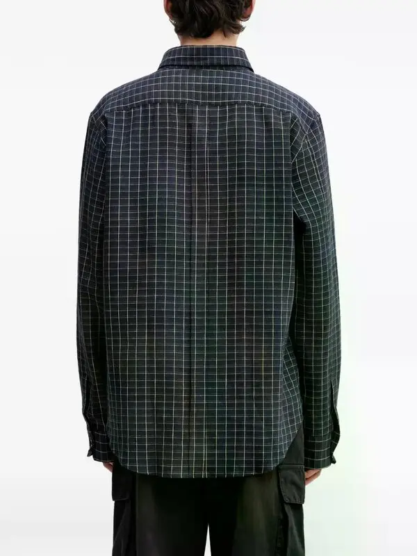 WALES BONNER London Check-pattern Long-sleeve Shirt