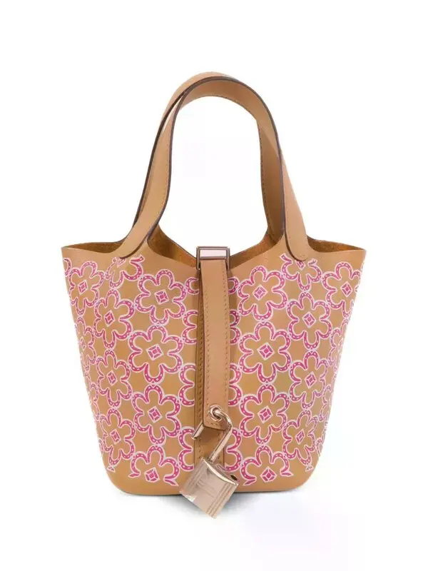 Hermès 2022 Picotin Lucky Daisy Handbag - Neutrals