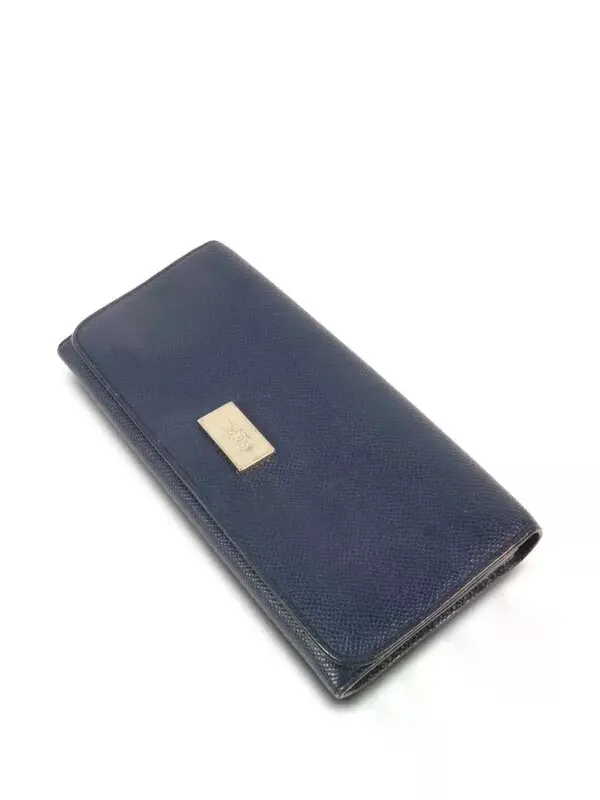 TOD'S Logo-plaque Leather Long Wallet