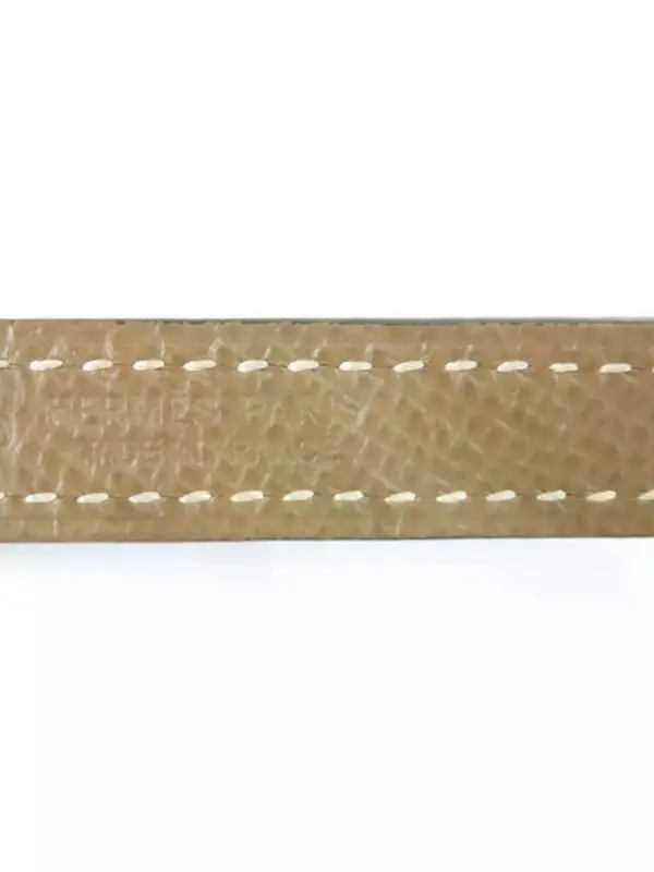 Hermès Gamma Leather Belt - Neutrals