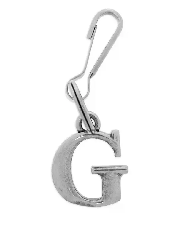 Balenciaga Initial-charm Keychain - Silver
