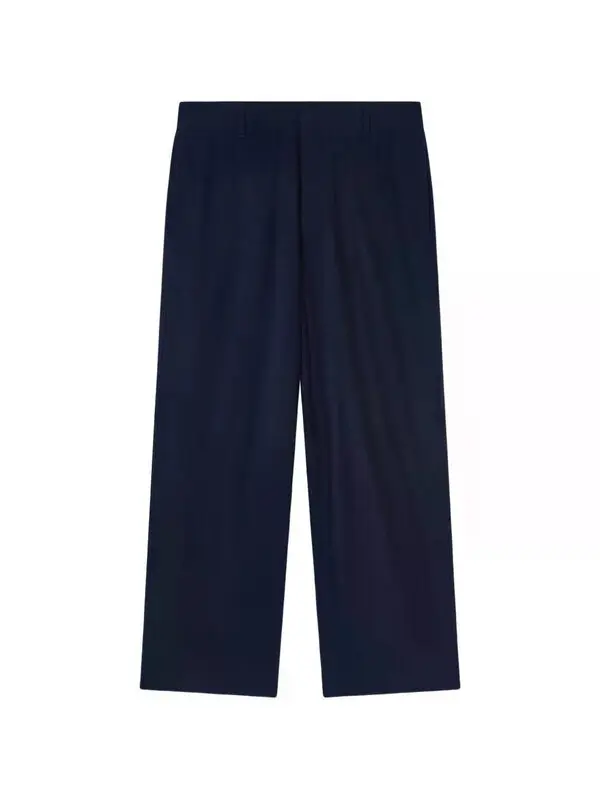Giorgio Armani Straight-leg Tailored Trousers - Blue