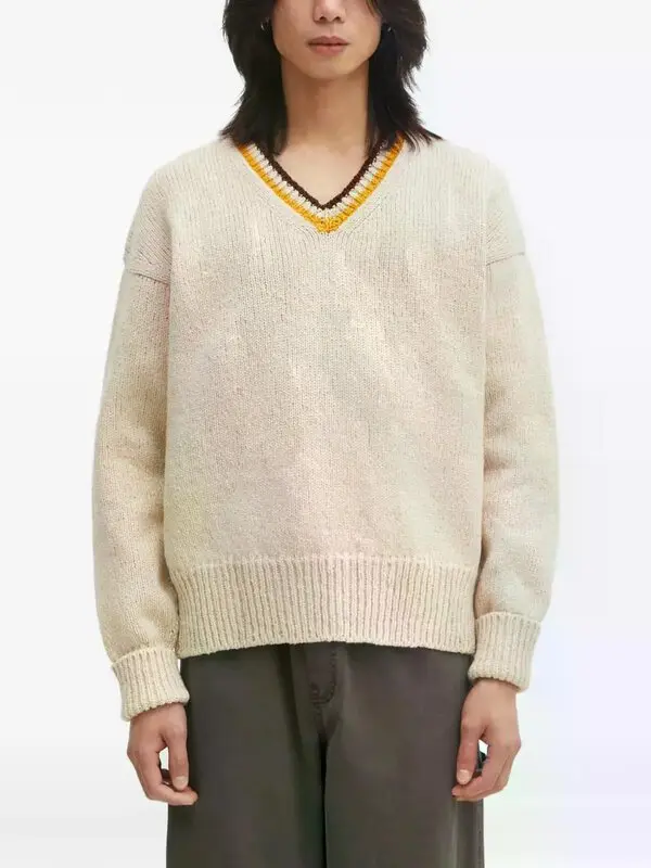 Visvim V-neck Chunky Knit Sweater