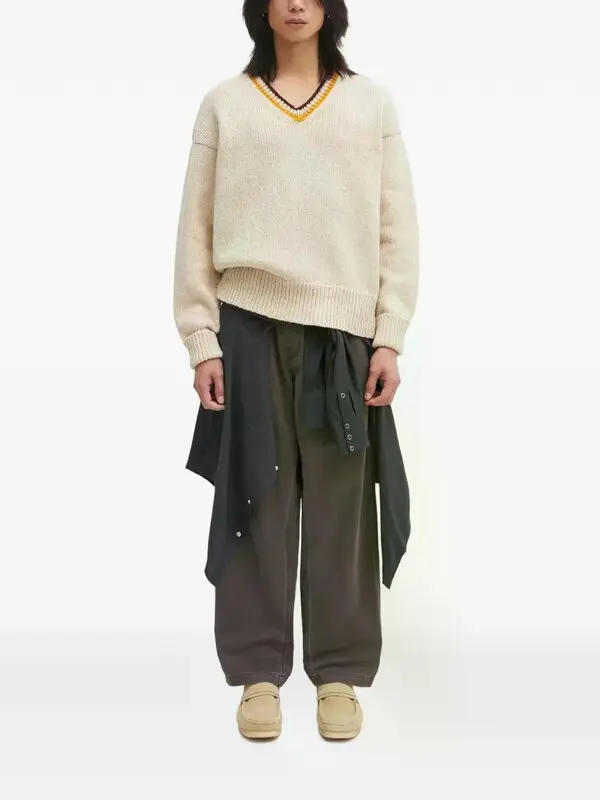 Visvim V-neck Chunky Knit Sweater