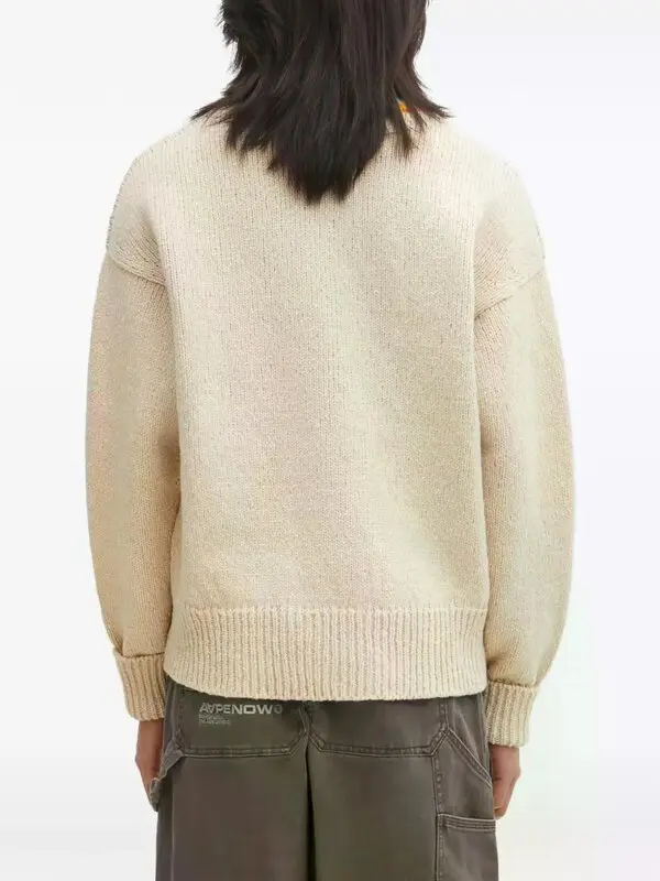 Visvim V-neck Chunky Knit Sweater