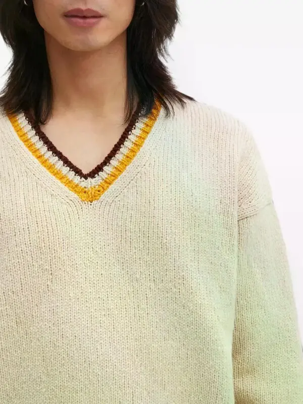 Visvim V-neck Chunky Knit Sweater