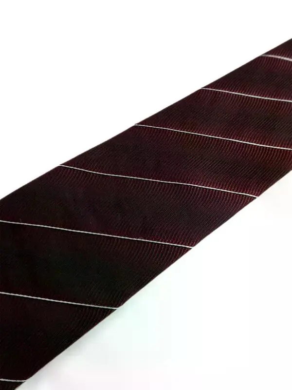 TOM FORD Diagonal-stripe Silk Tie - Red