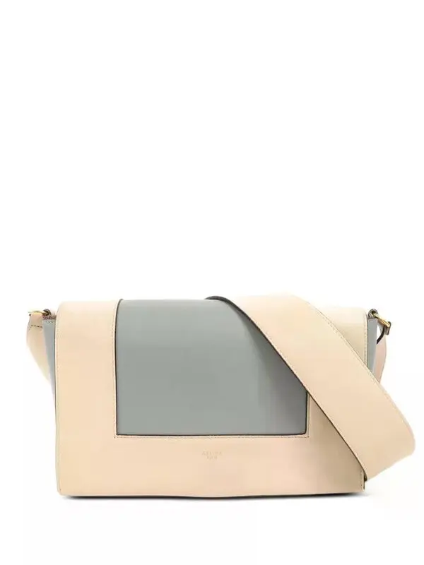 Celine Medium Frame Leather Shoulder Bag - Neutrals