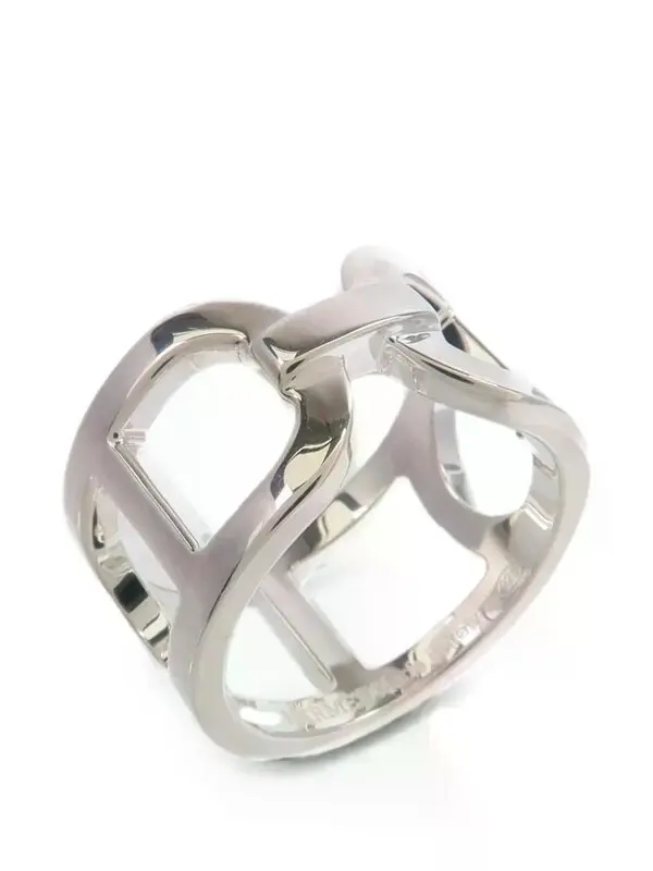 Hermès Ever Chaine D'ancre Sterling Ring
