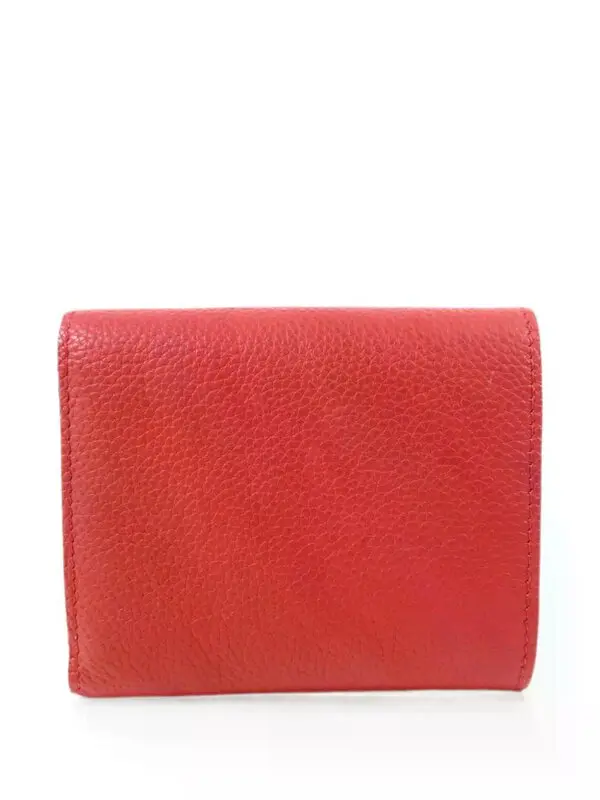 LOUIS VUITTON Monogram Double V Wallet - Red