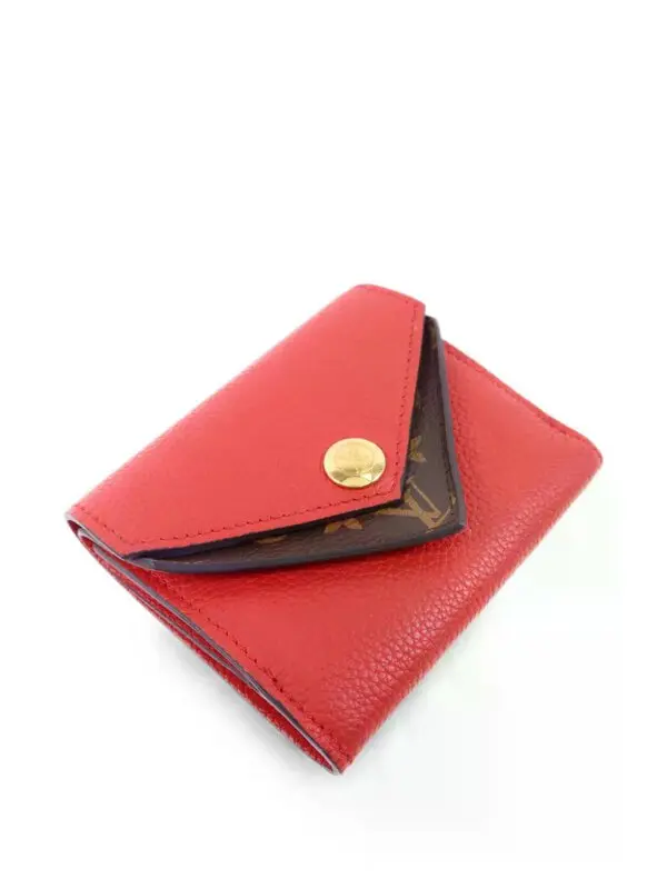 LOUIS VUITTON Monogram Double V Wallet - Red