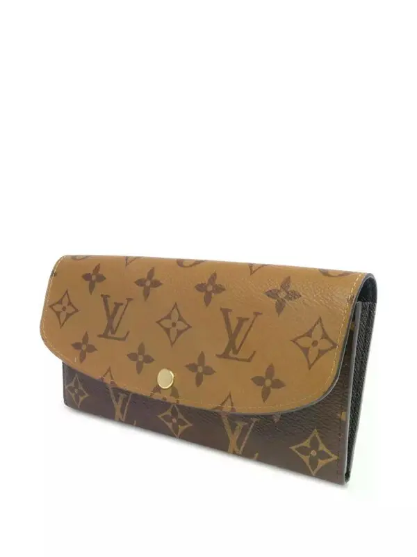 LOUIS VUITTON Monogram Reverse Emilie Wallet - Neutrals