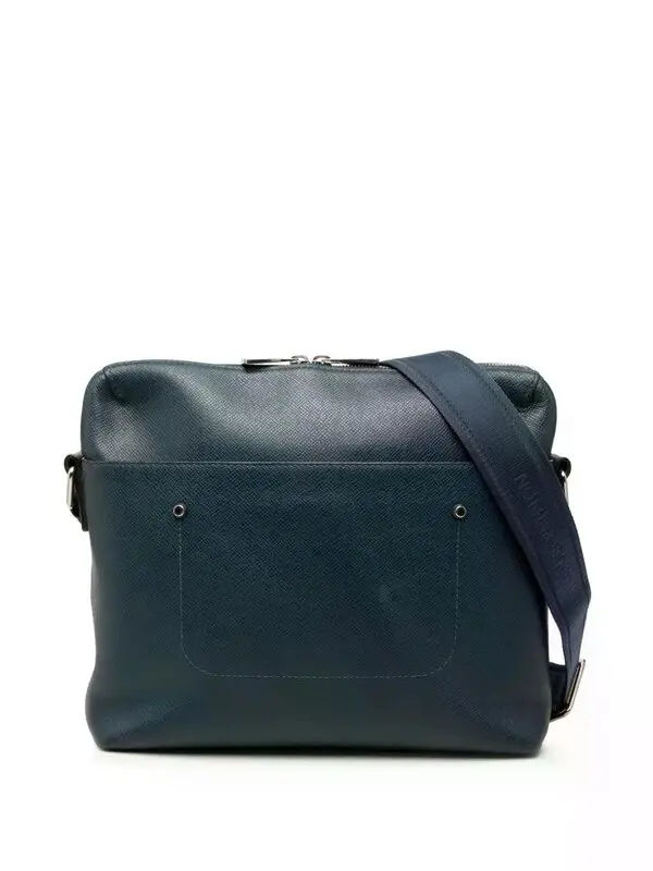 LOUIS VUITTON Taiga Leather Crossbody Bag - Blue