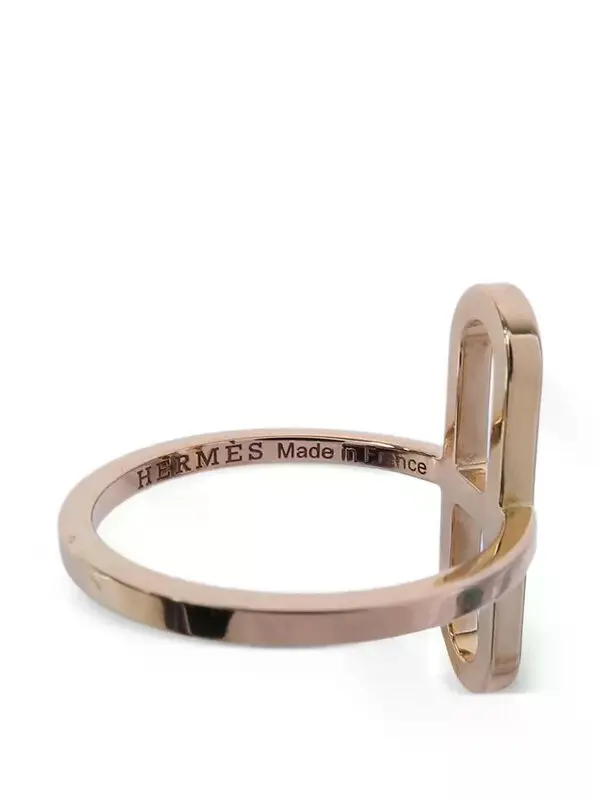 Hermès Chaîne D'ancre Ring In Rose Gold Vermeil