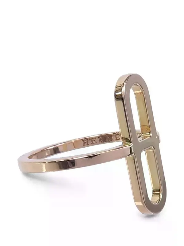 Hermès Chaîne D'ancre Ring In Rose Gold Vermeil