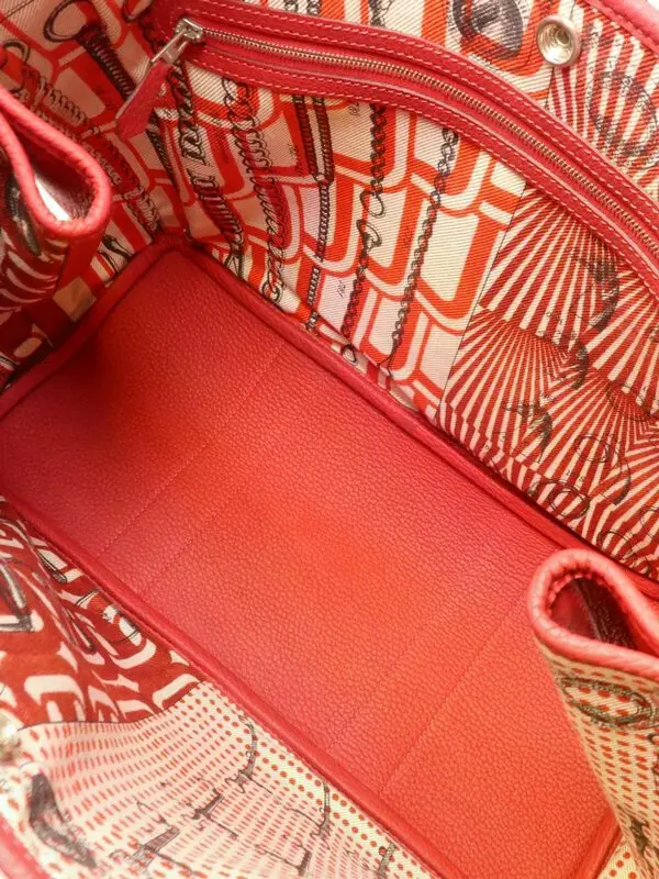 Hermès Garden Party Leather Tote Bag - Red