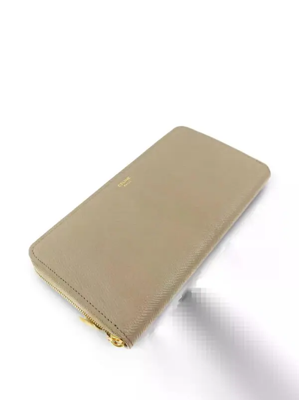 Celine Grained-leather Long Wallet