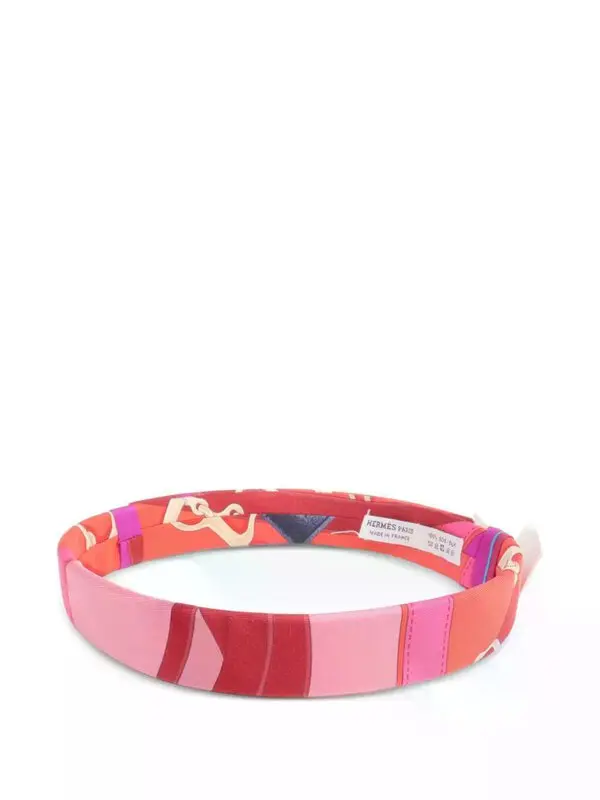 Hermès Graphic Print Hairband