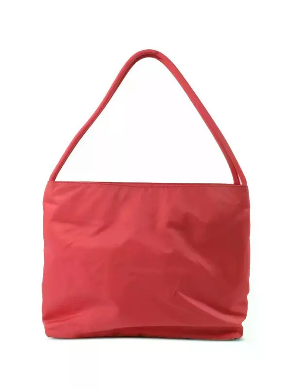 Prada Enamel Triangle Logo Handbag