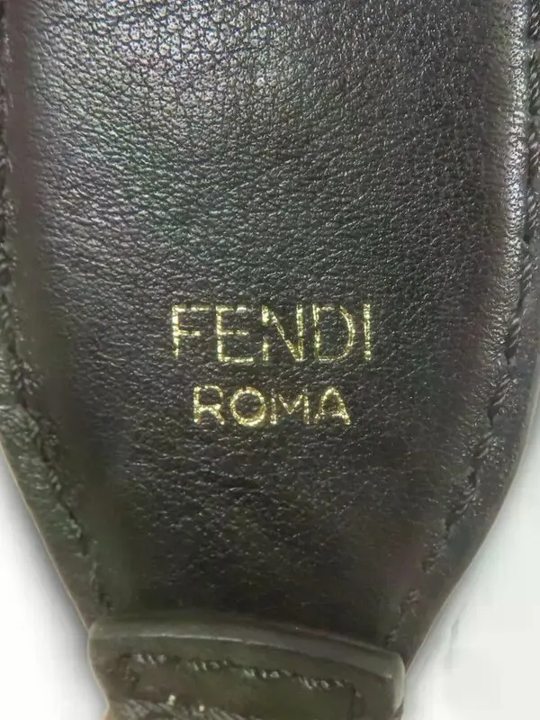 Fendi Studded Shoulder Strap - Black