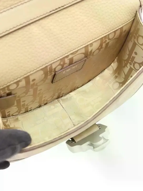 Dior Mini Leather Gallop Crossbody Bag - Neutrals