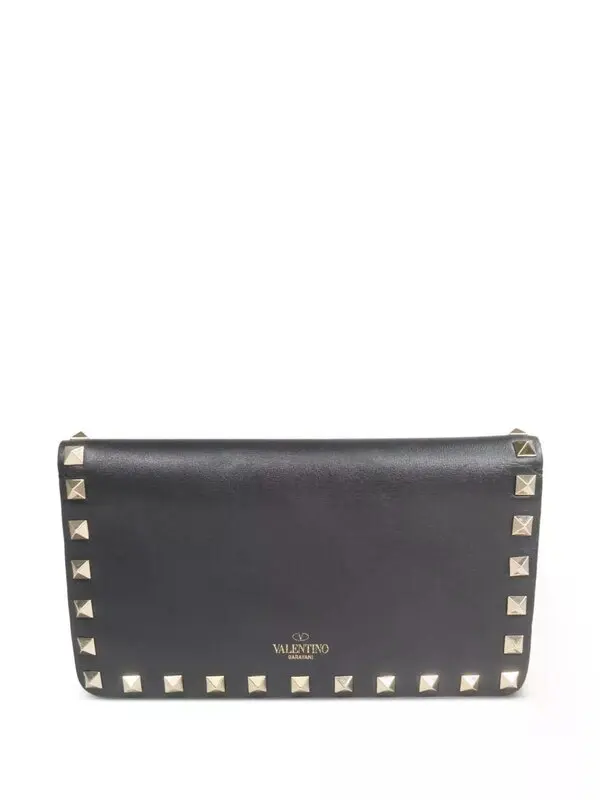Valentino Garavani Rockstud-embellishment Wallet - Black