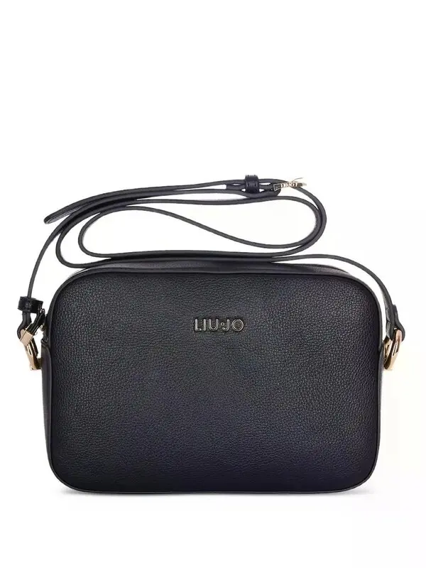 Liu Jo Medium Grained Effect Cross Body Bag - Black