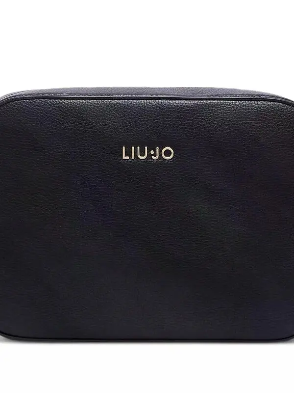 Liu Jo Medium Grained Effect Cross Body Bag - Black