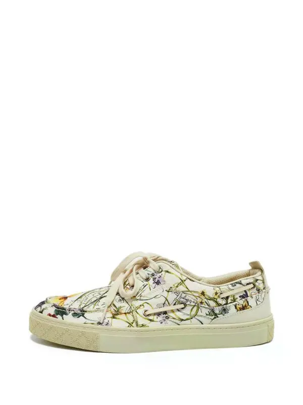 Gucci Floral Print Sneakers