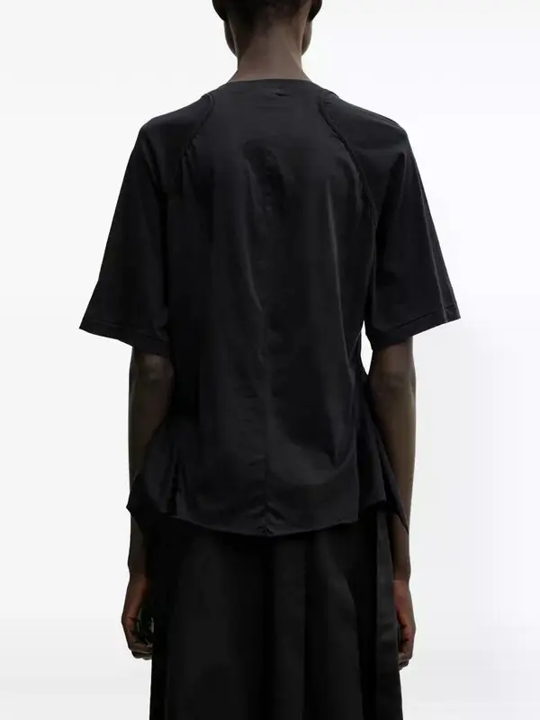 Undercover Panelled Raw-edge T-shirt