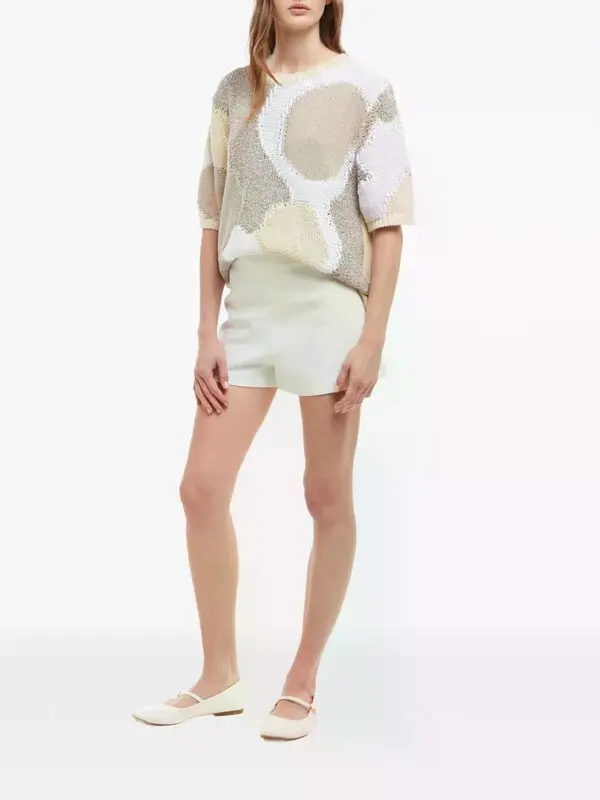KANGRA Sequin-embellished Patchwork Sweater