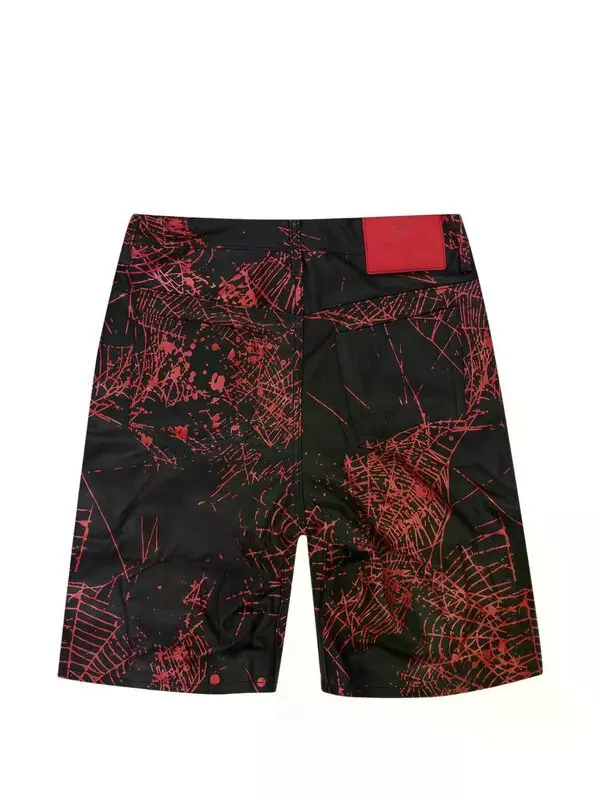 SP5DER Web V2 Leather Shorts