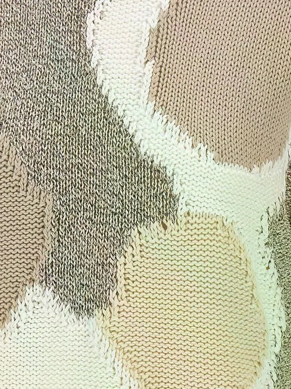 KANGRA Sequin-embellished Patchwork Sweater